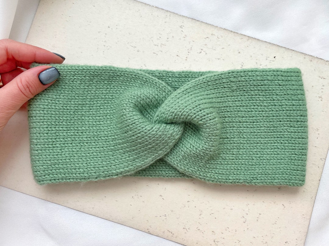 Double Headband KNITTING PATTERN Headband Easy Pattern for - Etsy