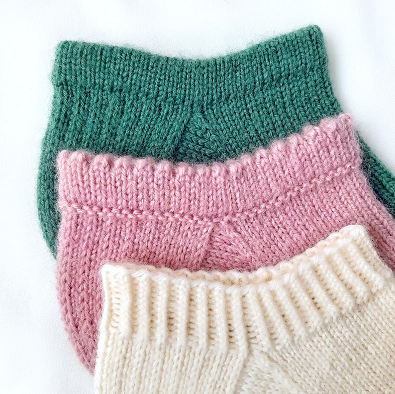Ankle Socks Knitting Easy Pattern for Beginners in PDF Format - Etsy