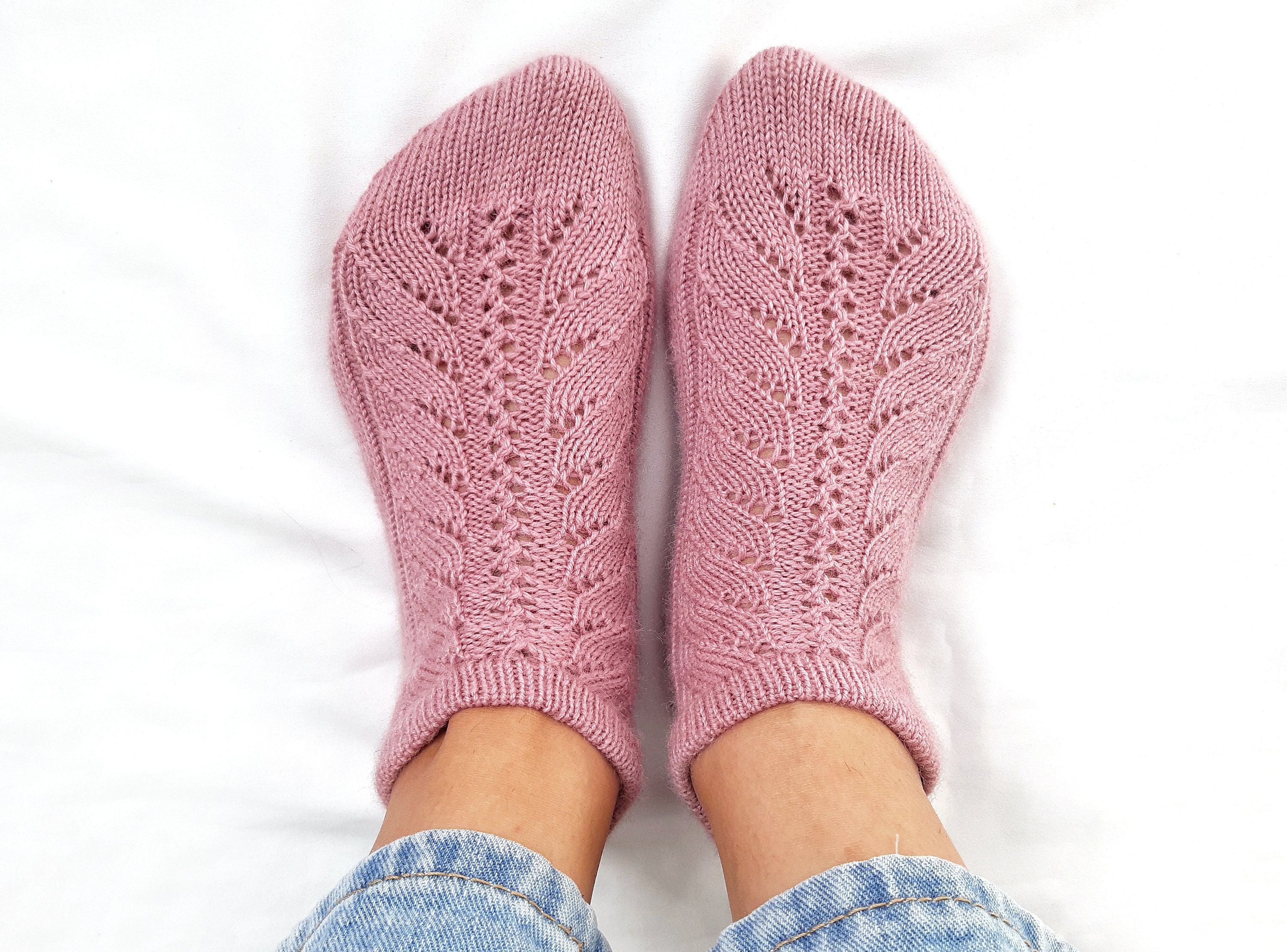 Ankle Socks Knitting Pattern PDF Photos Videos Circular - Etsy