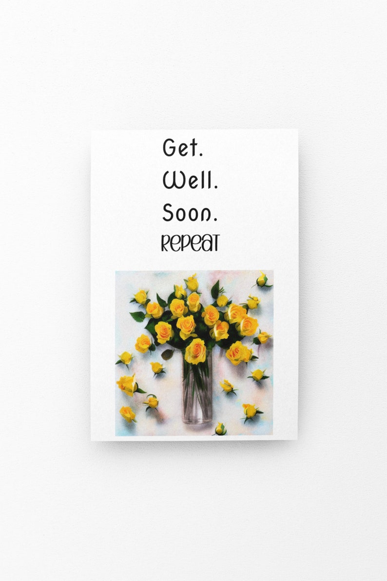 Get Well Card Printable Speedy Recovery Card for Coworker Feel Better ...