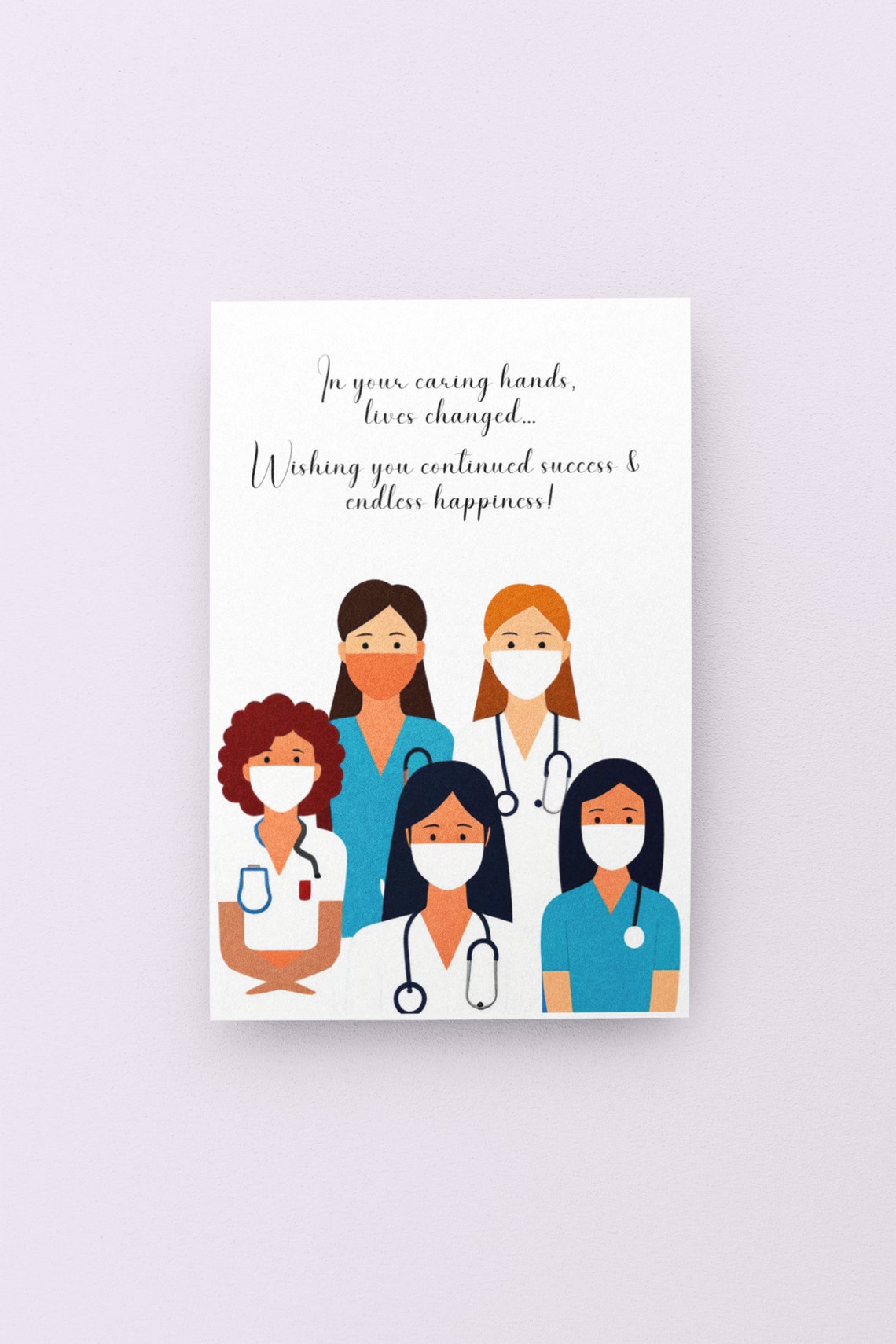 Leaving Card Nurse, Printable RN Farewell Card, Instant Download From ...