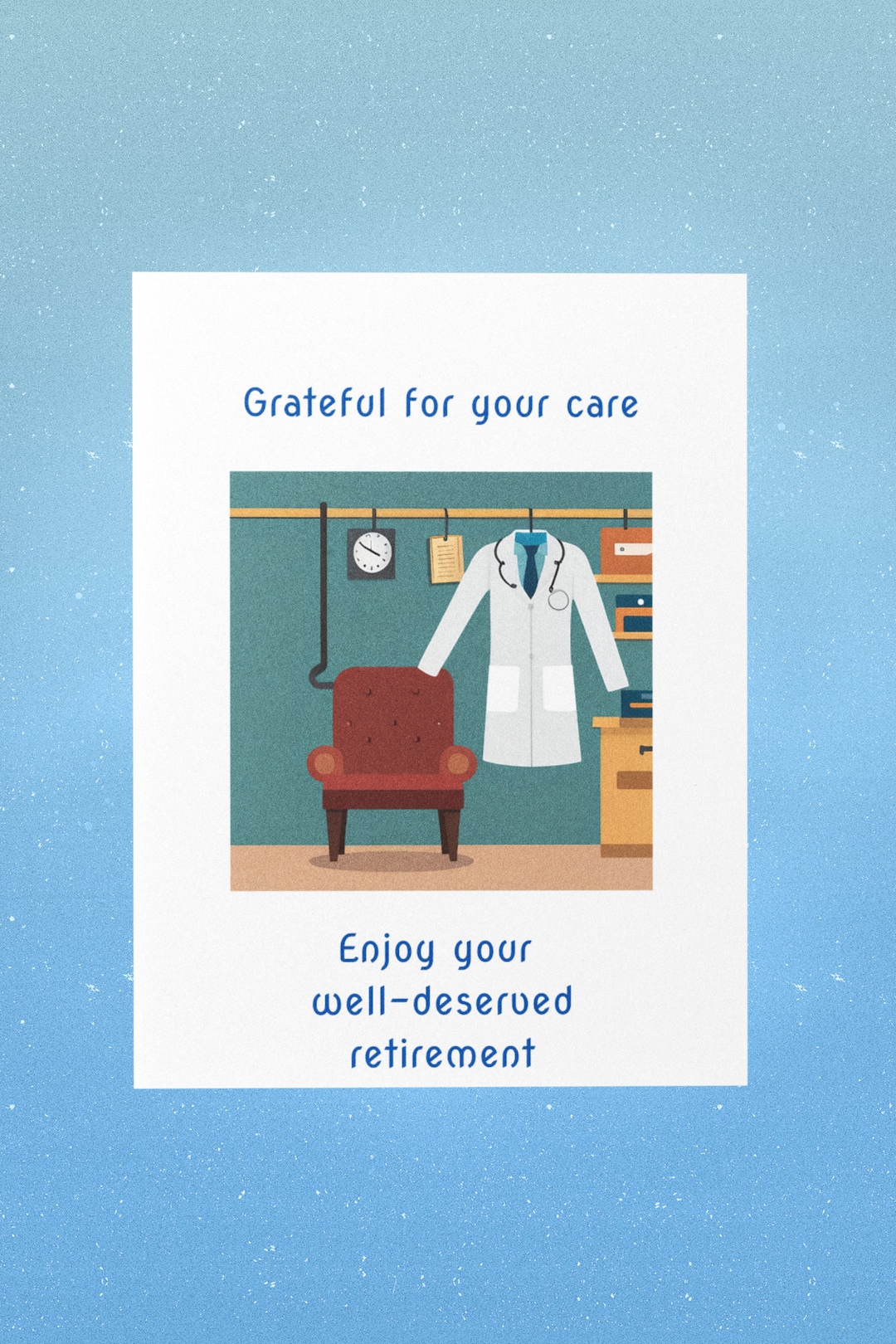 Doctor Retirement Printable Card Farewell Colleague Physician Retiring ...