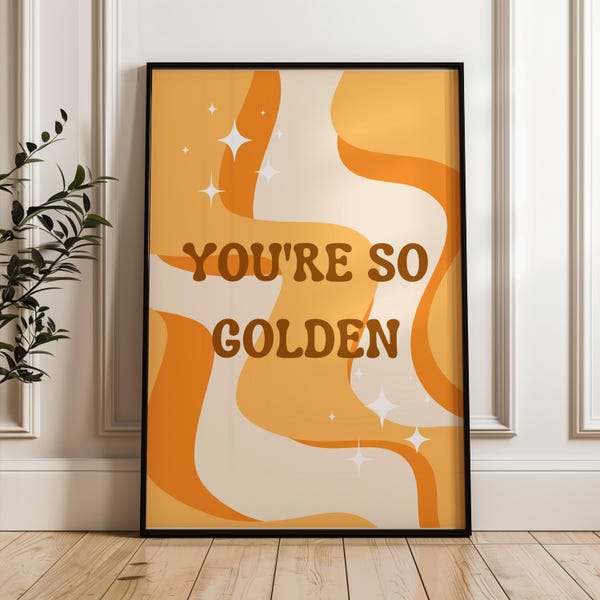 Golden Harry Styles - Etsy