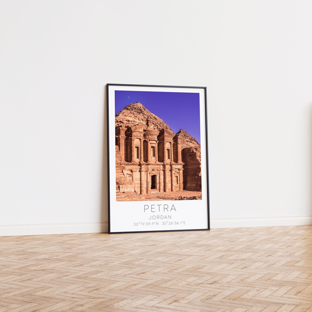 Petra Jordan Print Petra Poster Wall Art Jordan Post City Print Photo ...