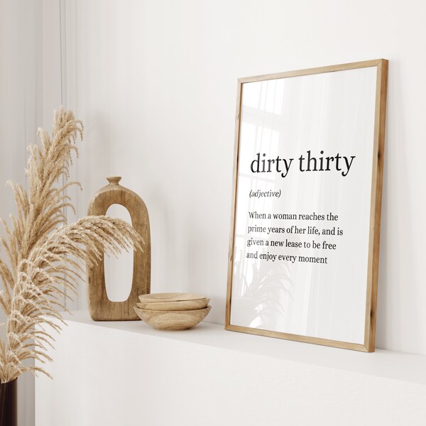 Dirty 30 Birthday - Etsy