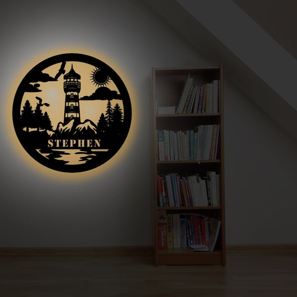 Metal Lighthouse - Etsy