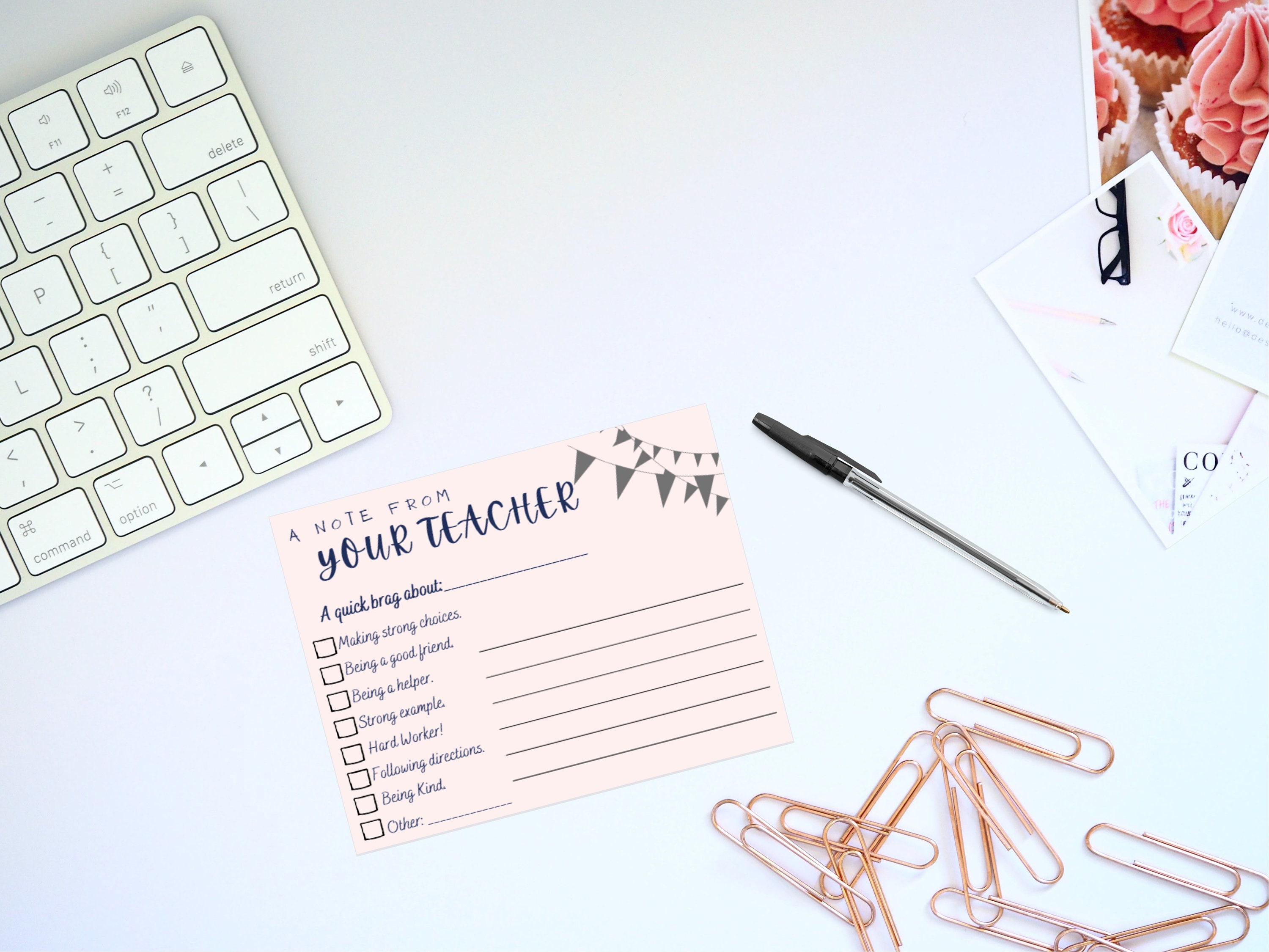 Note From the Teacher - Teacher Report - Good Report From Teacher ...