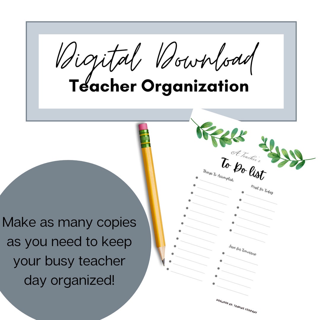 Teacher's to Do List - Natural, Farmhouse Classroom, Teacher ...