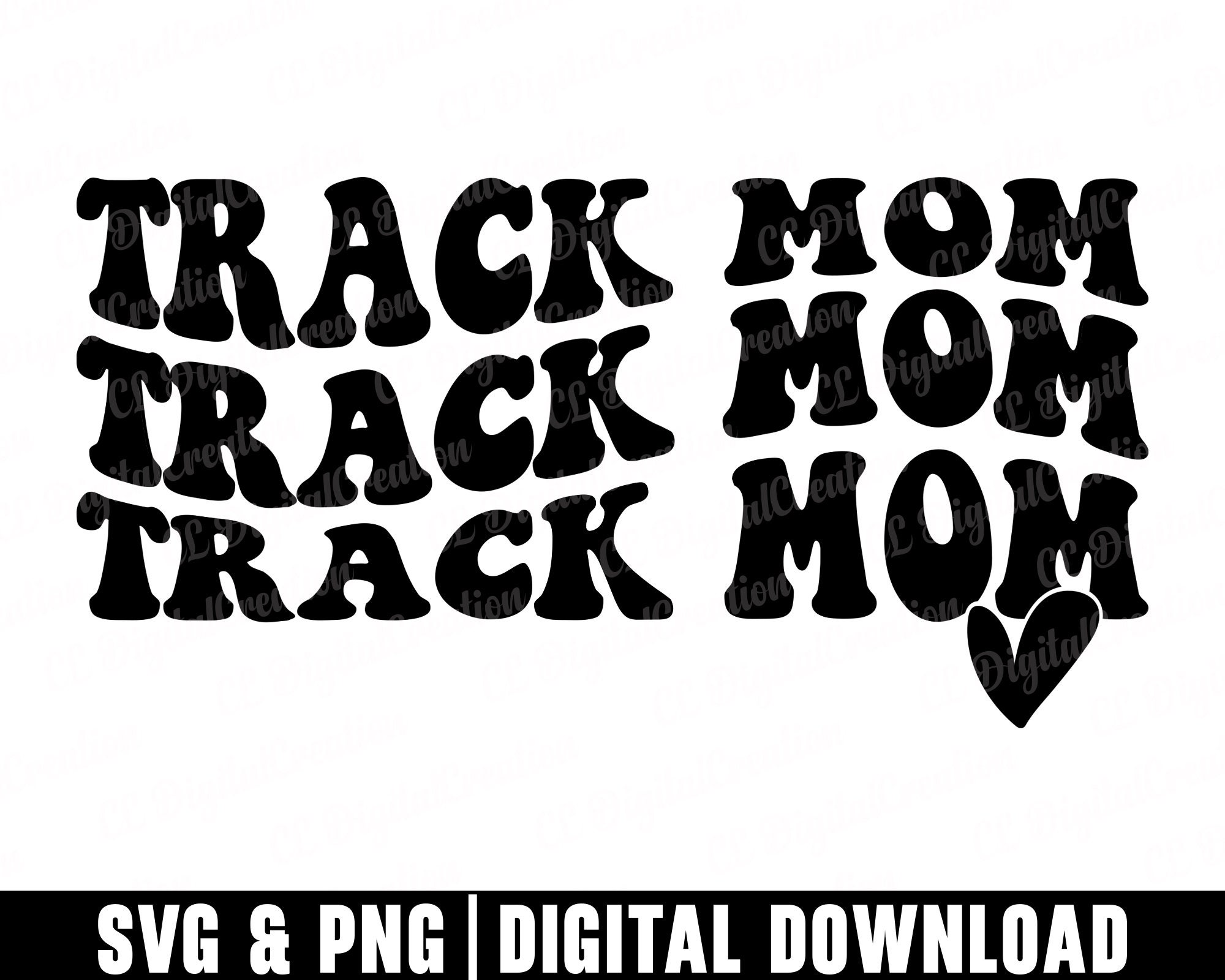 Track Mom Svg, Stacked Svg, Digital Prints, Sports Mom Svg, Heart Svg ...
