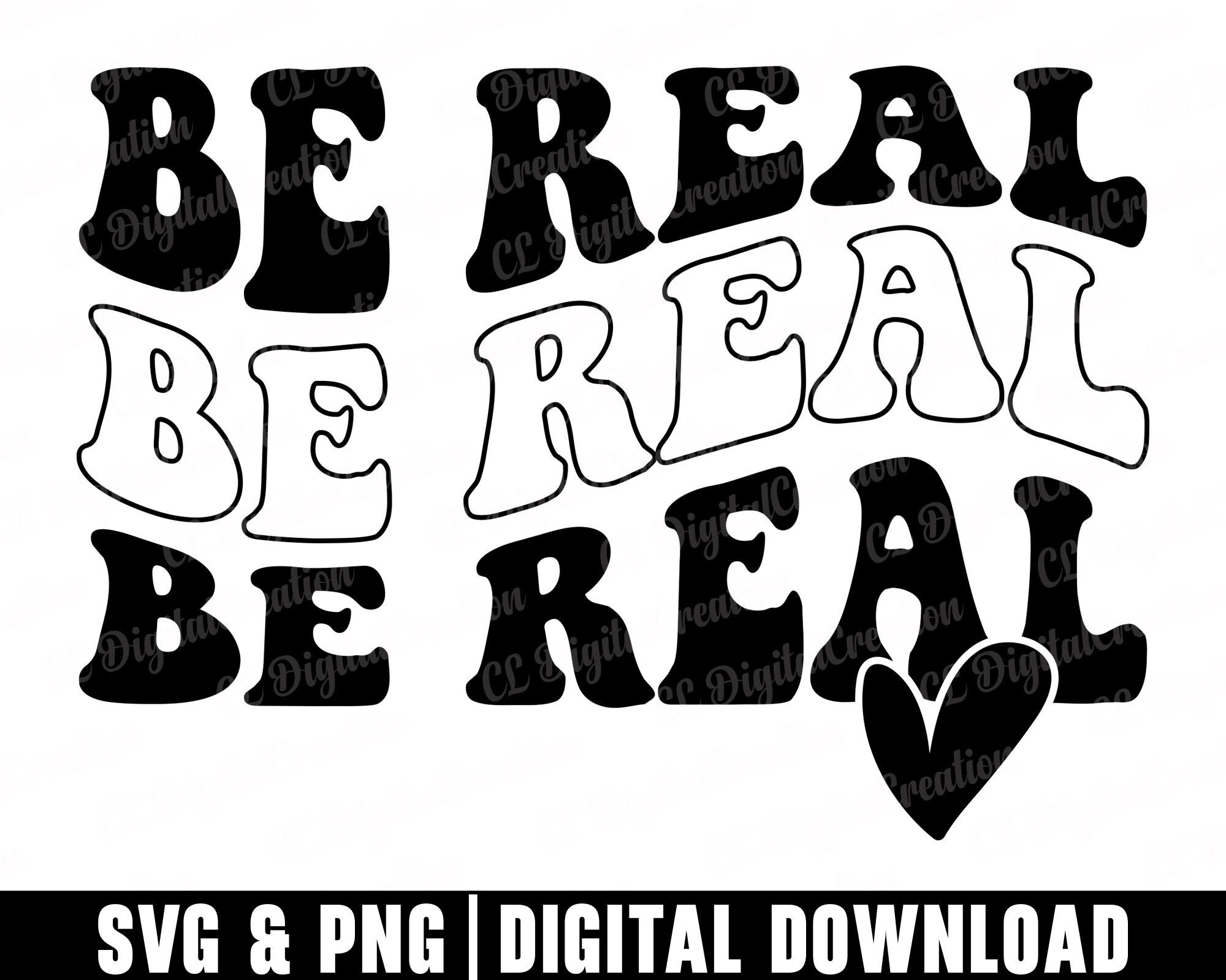 Be Real Svg, Wavy Letters Svg, Worthy Svg, Be Real Word Svg, Self Love ...