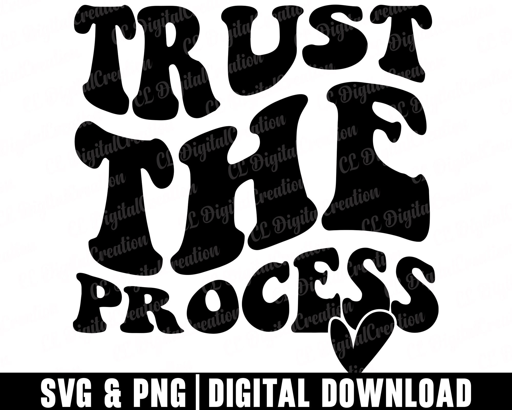 Trust the Process Svg, Good Vibes Svg, Heart Svg, Entrepreneur Svg ...