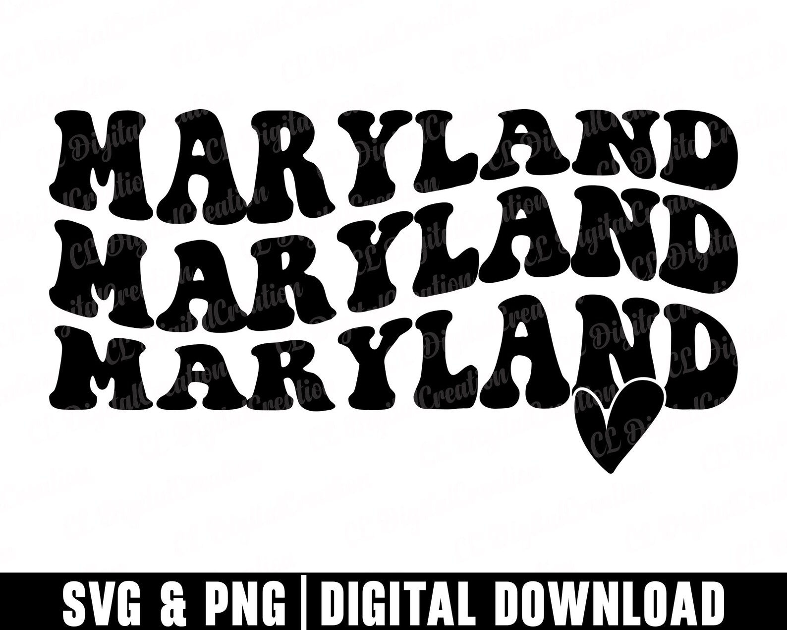 Maryland Svg, Stacked Svg, Heart Svg, US States Svg, America Svg ...