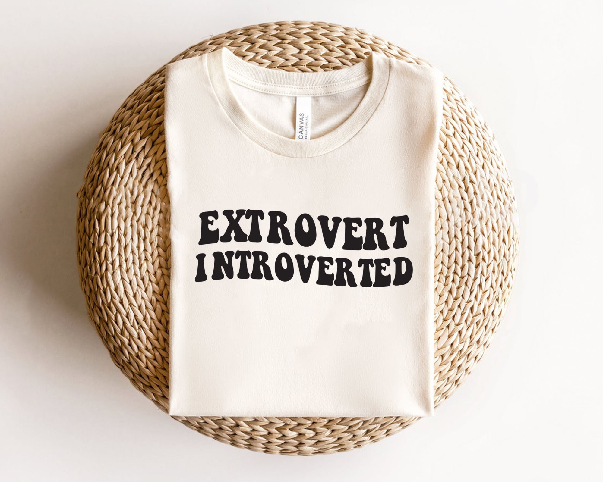 Extrovert Introverted Svg, Retro Font Svg, Digital Downloads ...