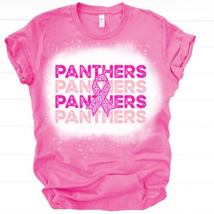 Panthers Cancer Svg, Printable, Panthers Stacked, Breast Cancer Svg ...