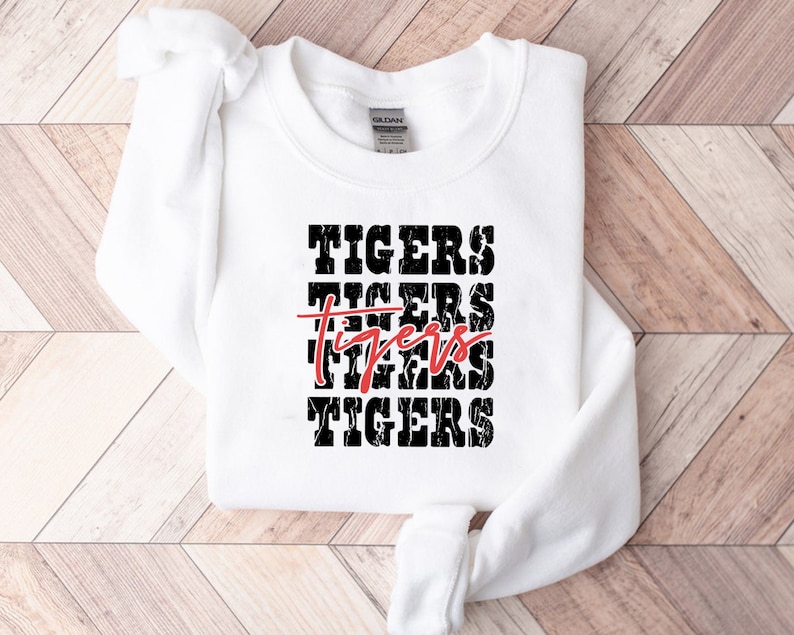 Tigers Stacked svg, imprimible, Team Spirit, Sublimation Design, Go ...