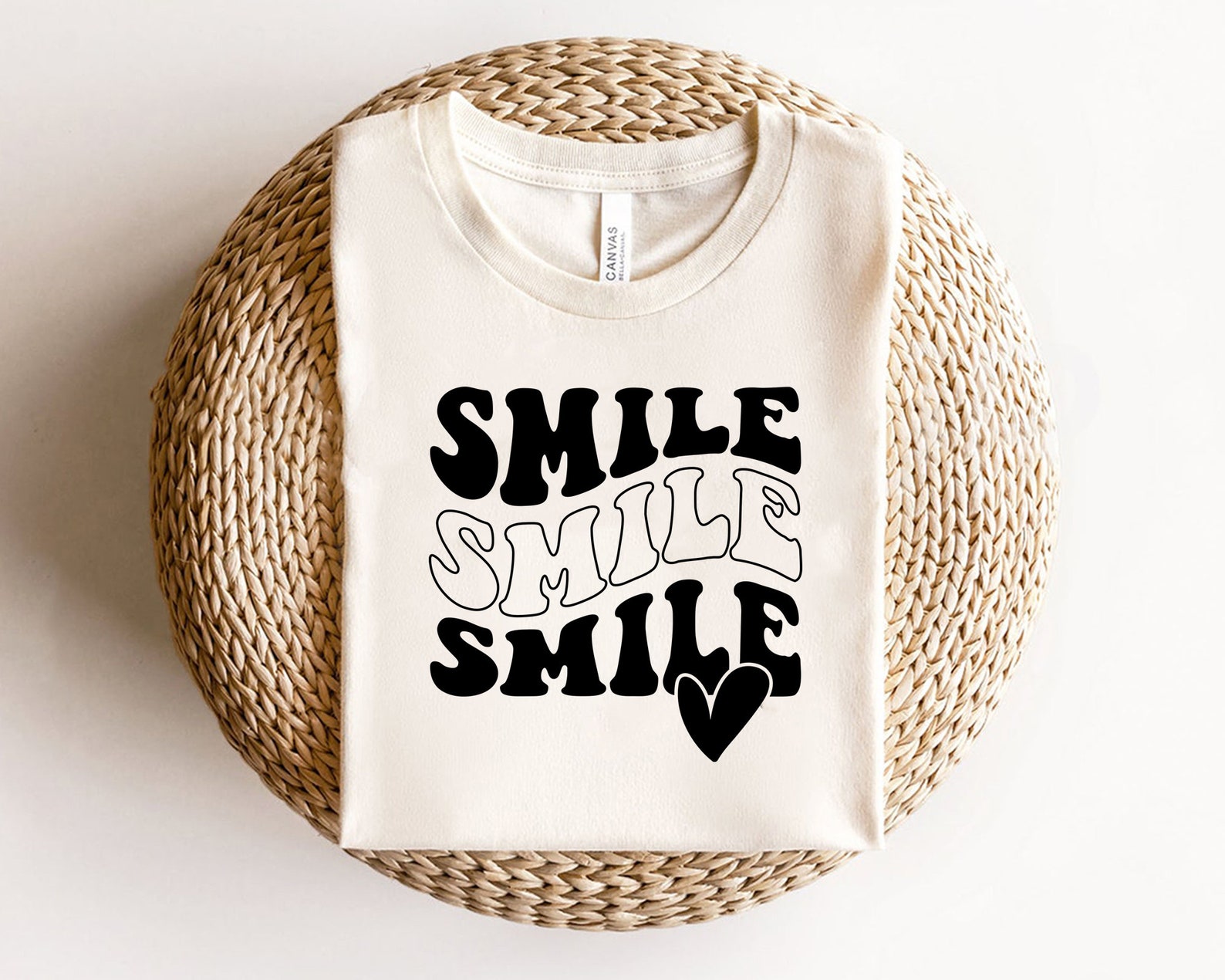 Smile Svg, Stacked Svg, Wavy Letters Svg, Smile More Svg, Digital ...
