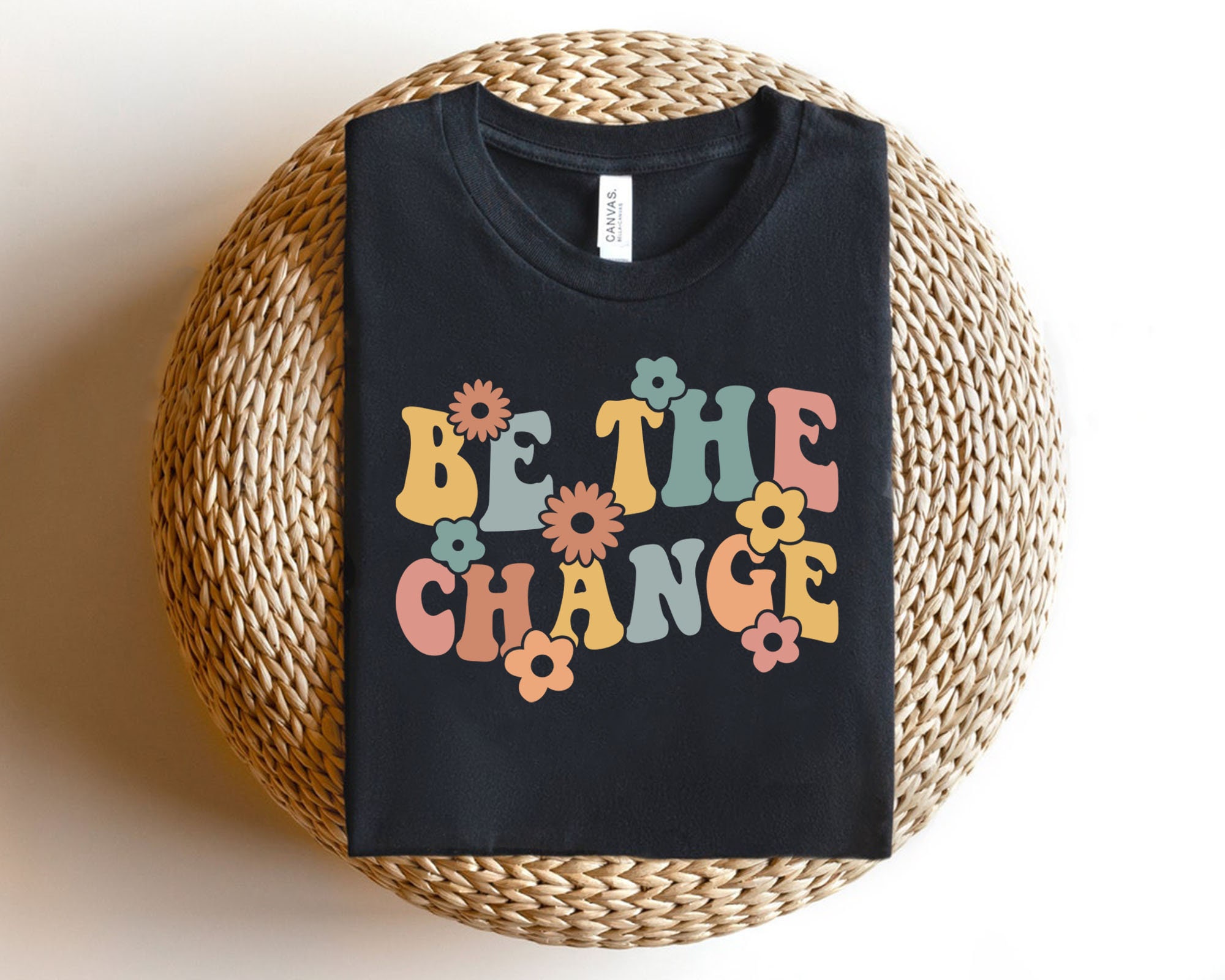 Be the Change Svg, Retro Font Svg, Digital Downloads, Make a Difference ...