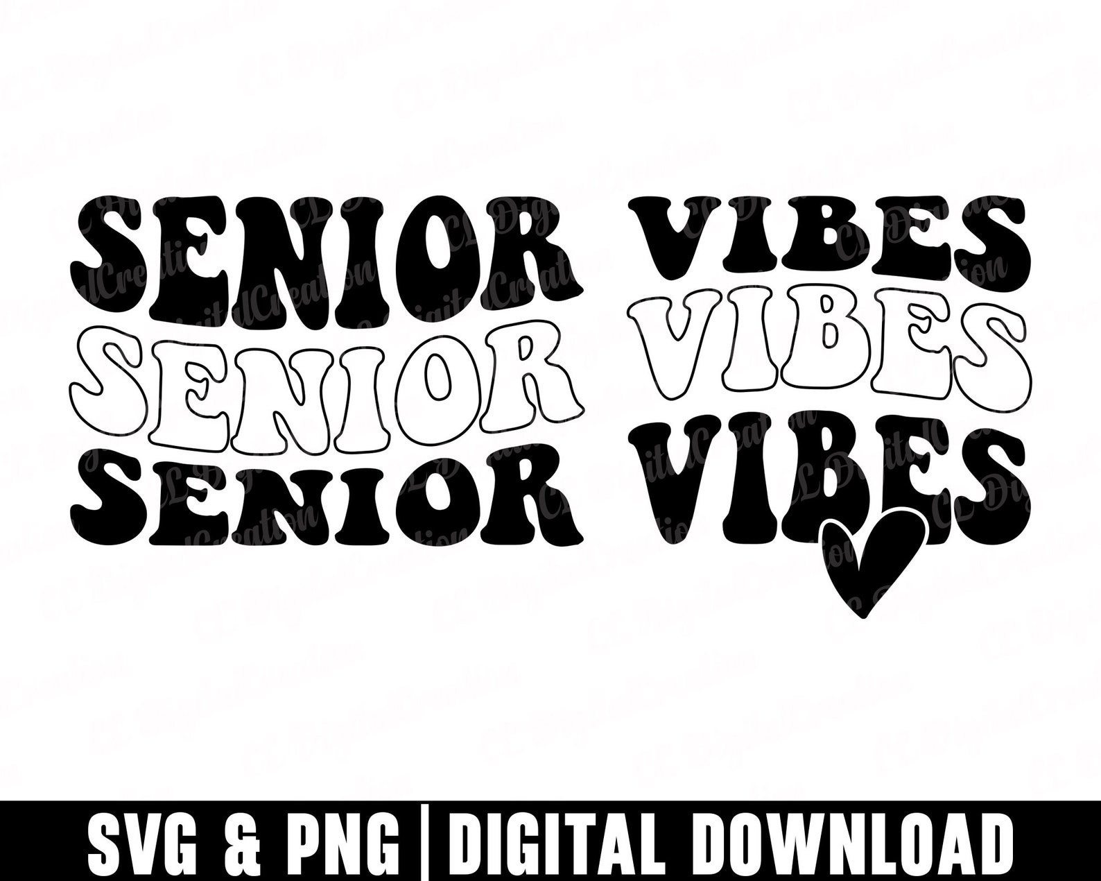 Senior Vibes Svg, School Svg, Digital Download, Back to School Svg ...