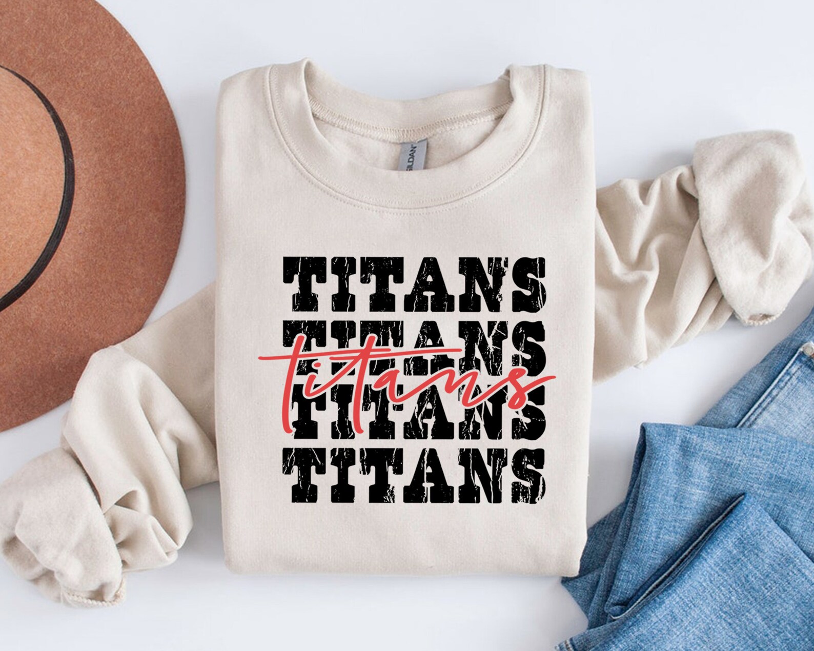 Titans Stacked Svg Printable Team Spirit Sublimation - Etsy