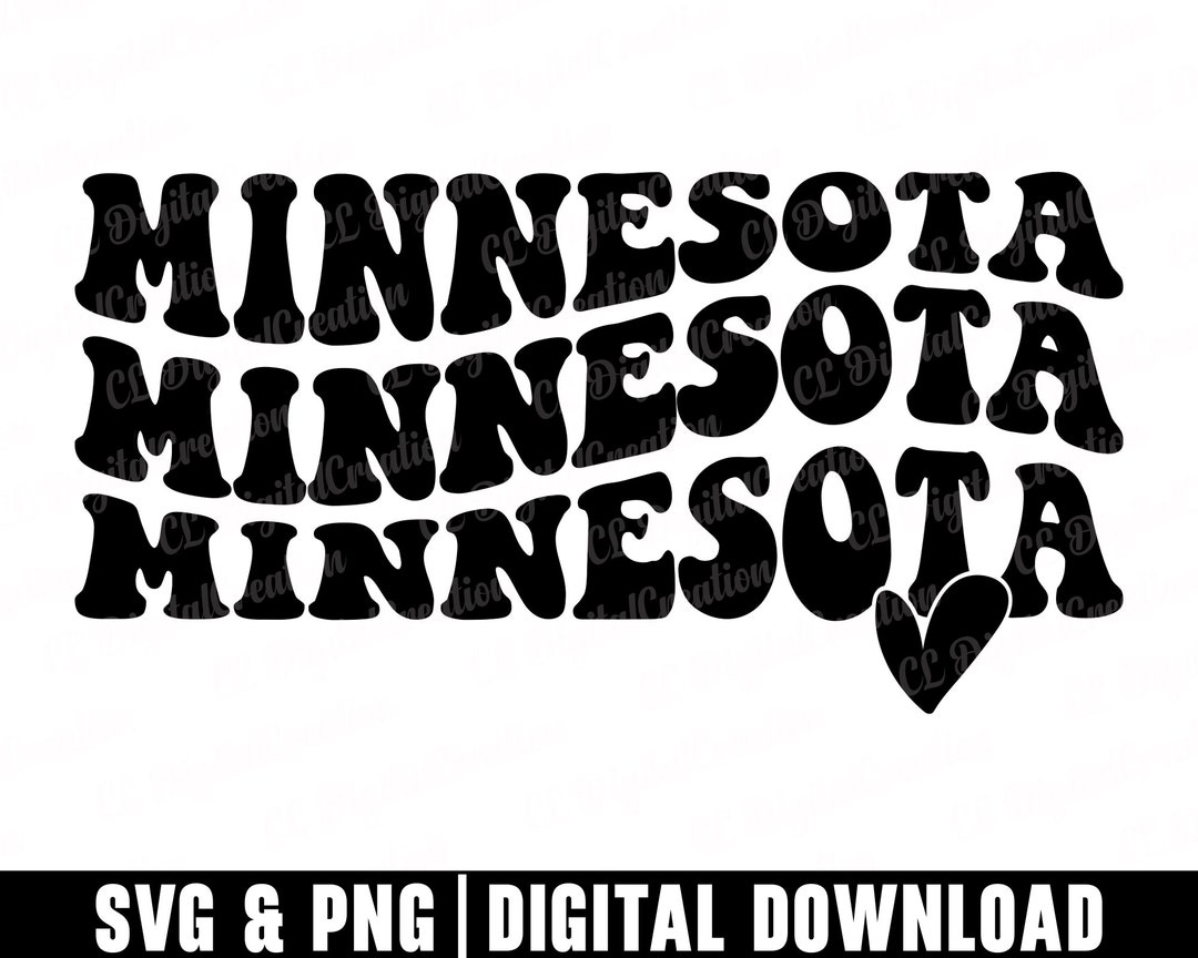Minnesota Svg, Stacked Svg, Heart Svg, US States Svg, America Svg ...