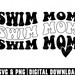 Swim Mom Svg, Stacked Svg, Printables, Swimming Svg, Swimming Mom Svg ...