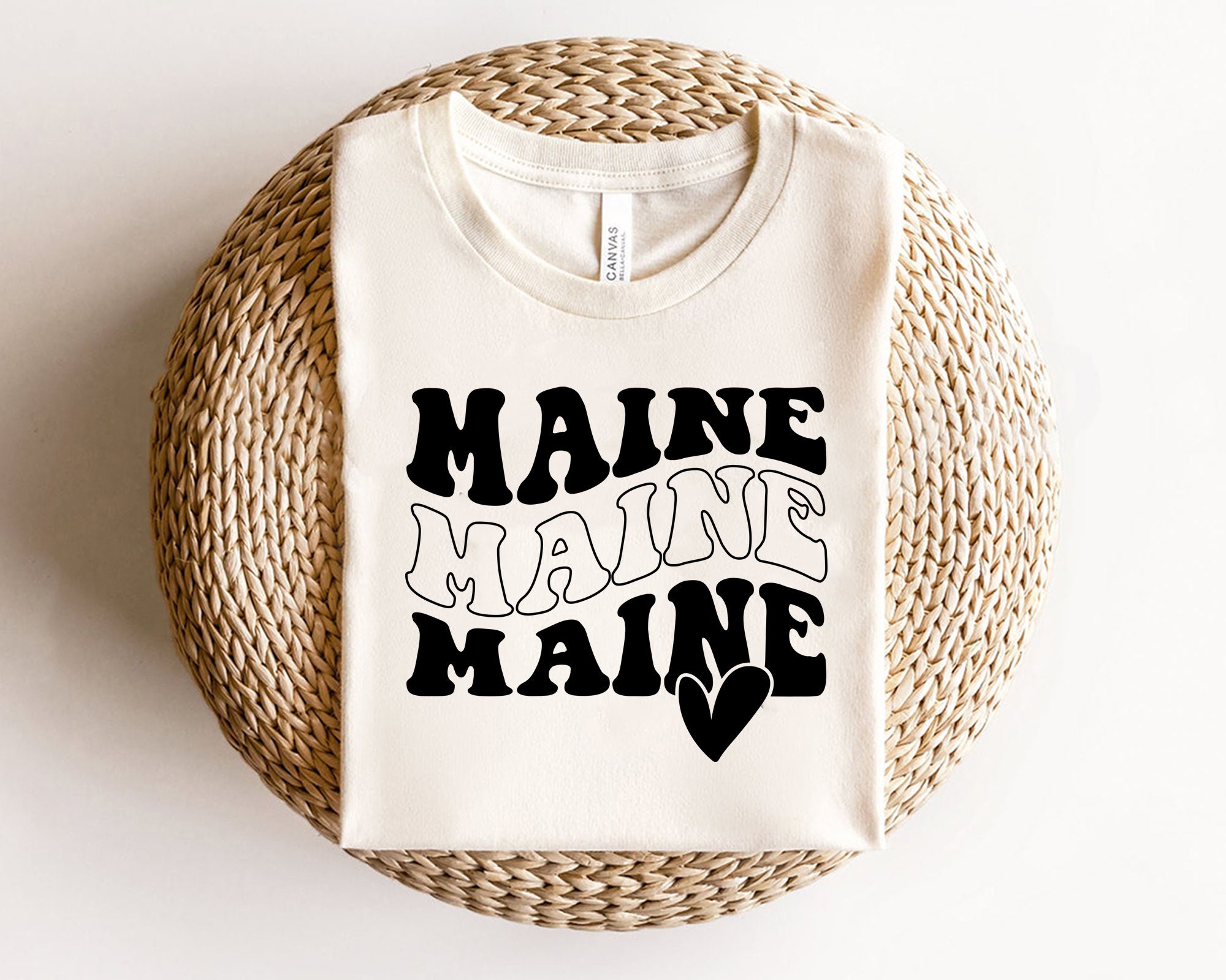 Maine Svg, Stacked Svg, Heart Svg, US States Svg, America Svg, Maine ...