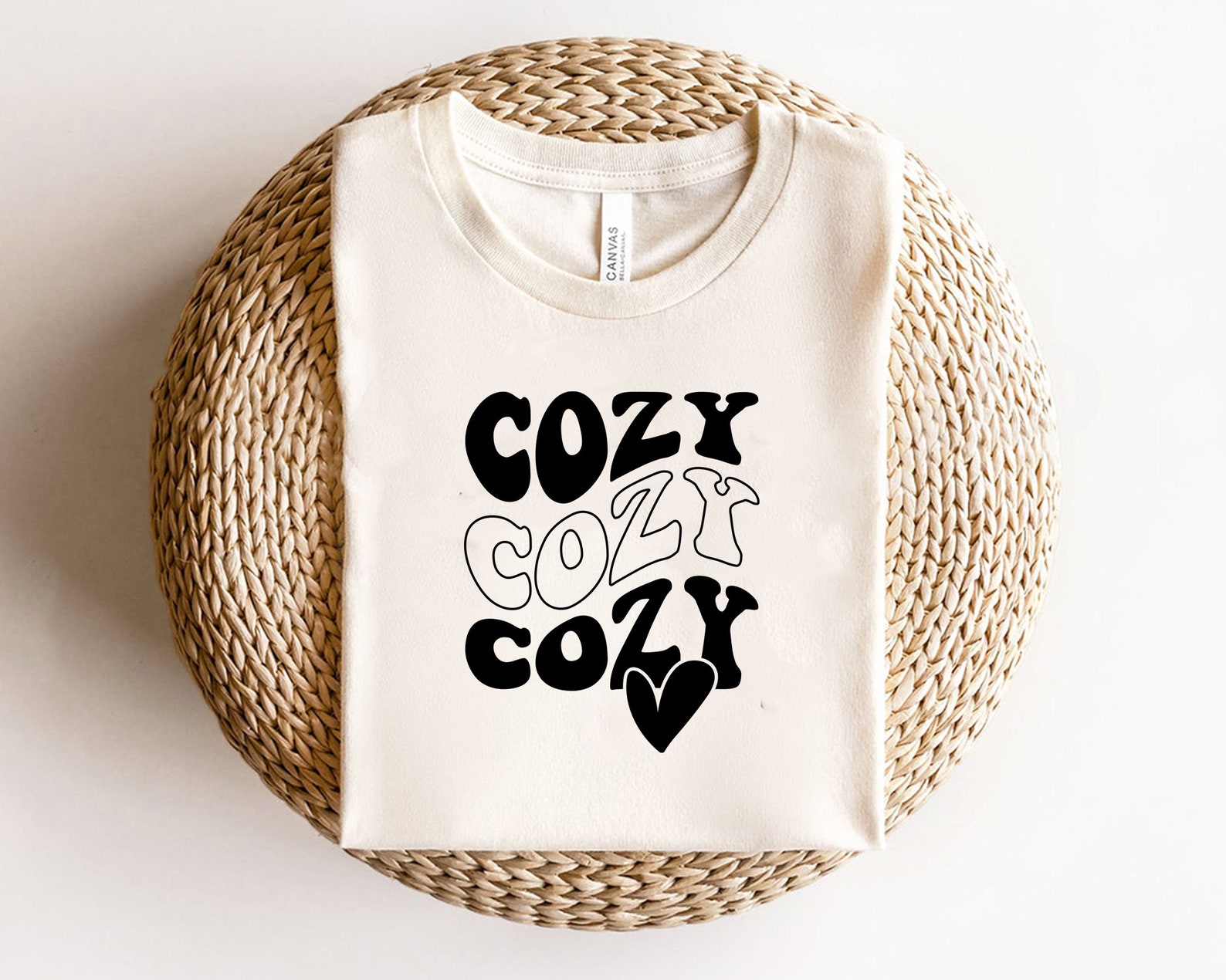 Cozy Svg Heart Svg Digital Downloads Stacked Svg Cozy - Etsy