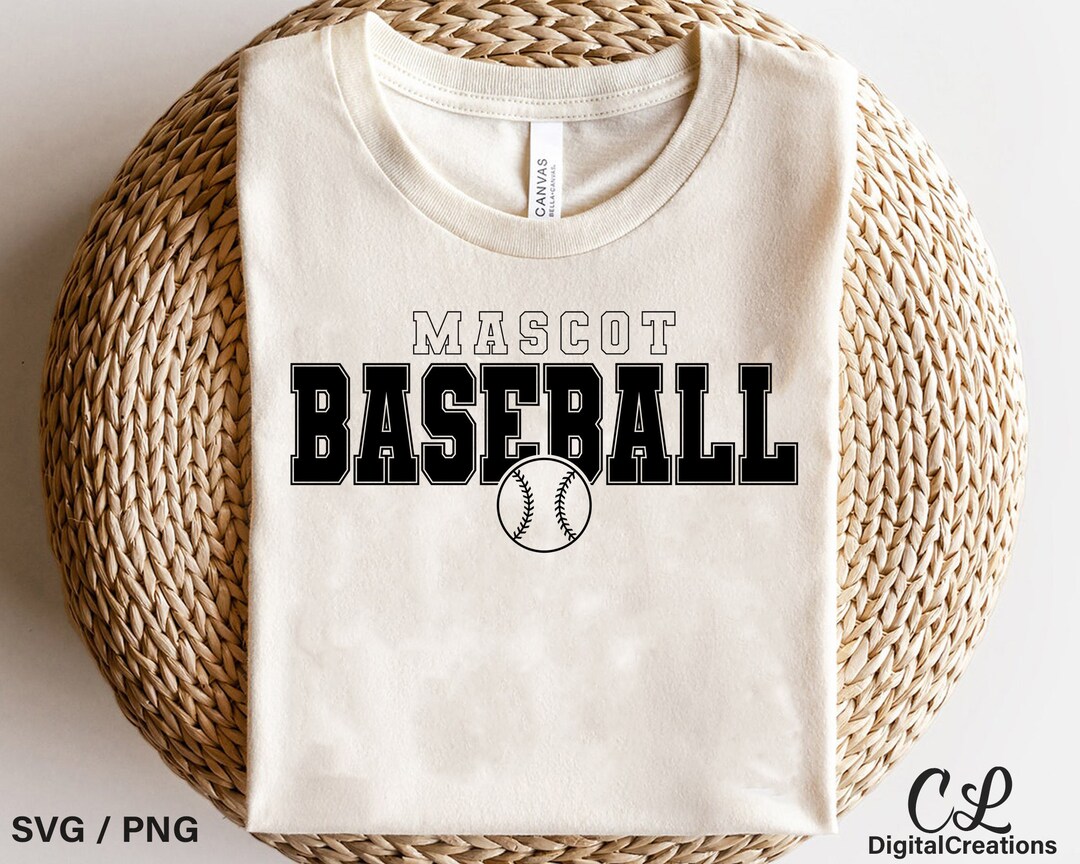 Baseball Mascot Svg, Baseball Svg, Sports Svg, Alphabets Svg, Digital ...