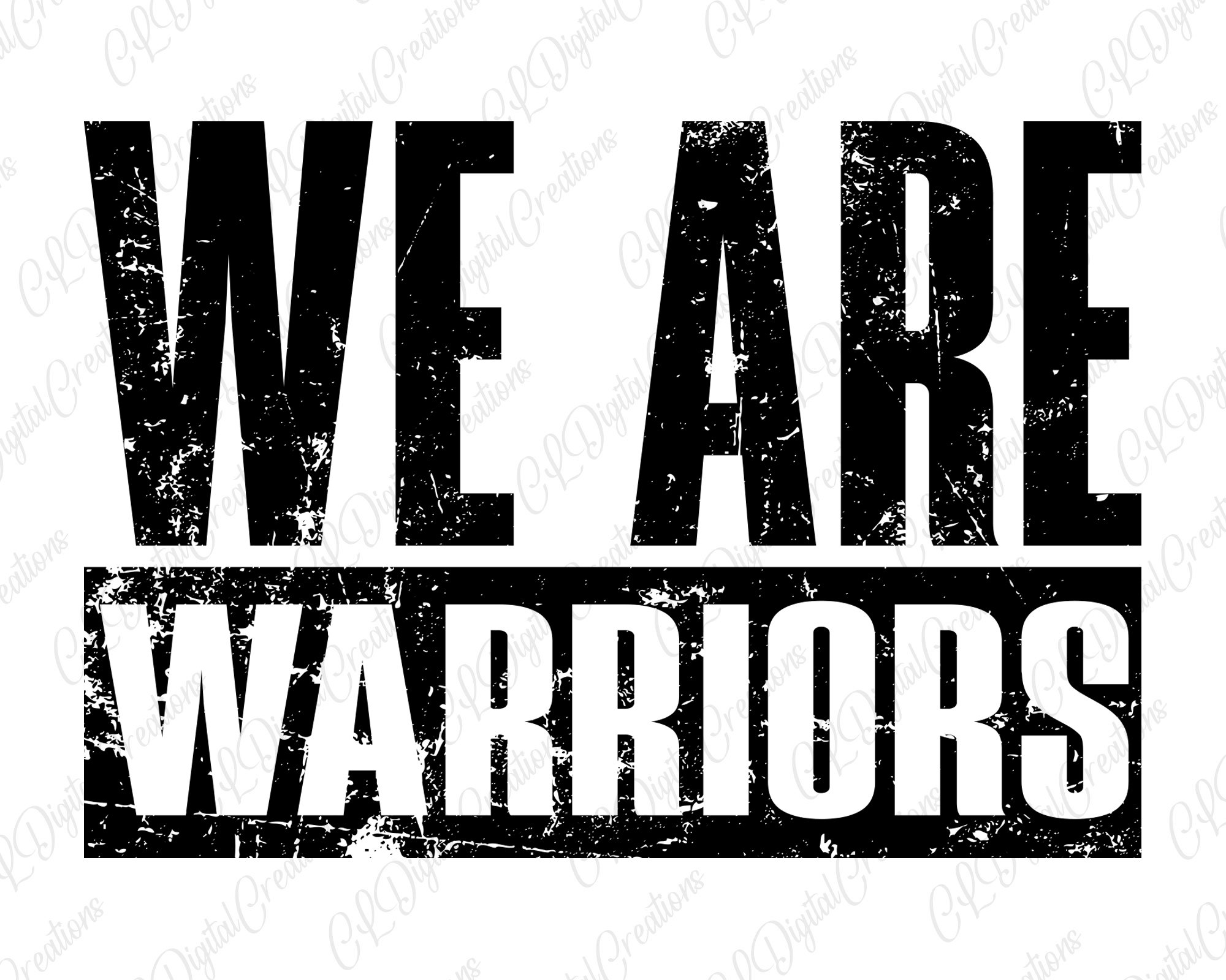 We Are Warriors Mascot Svg, Digital Cut File, Warriors Mascot Png ...