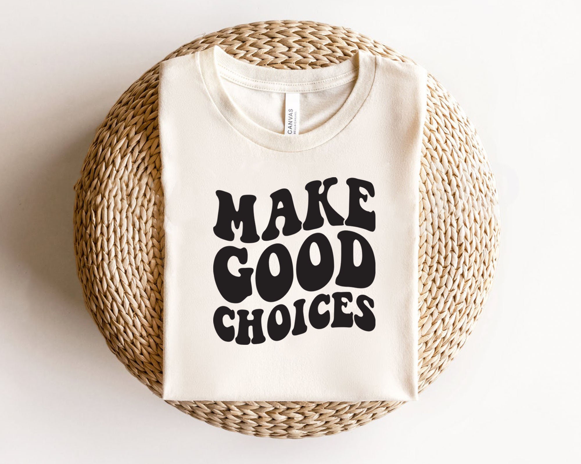 Make Good Choices Svg Retro Font Svg Digital Downloads - Etsy