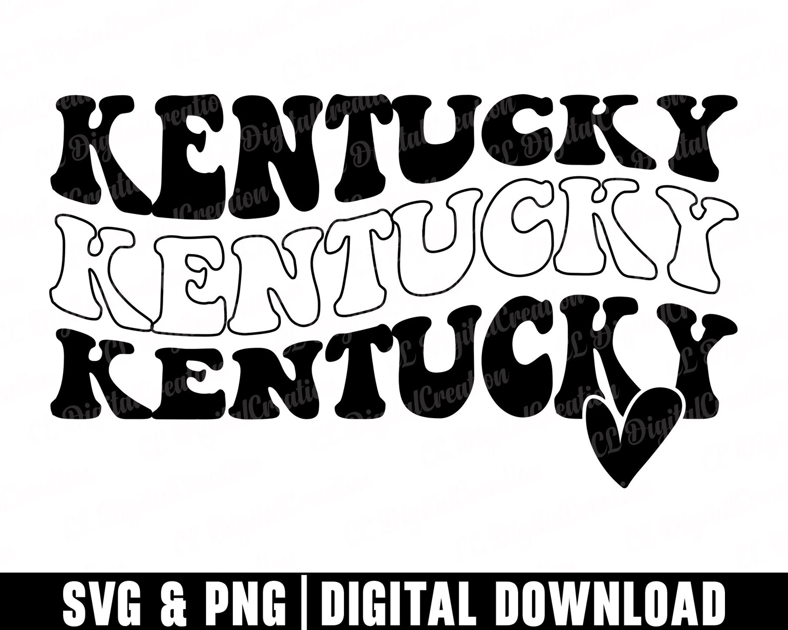 Kentucky Svg, Stacked Svg, Heart Svg, US States Svg, America Svg ...