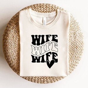 Wife Svg, Wavy Letters Svg,, Heart Svg, Digital Download, Just Married ...
