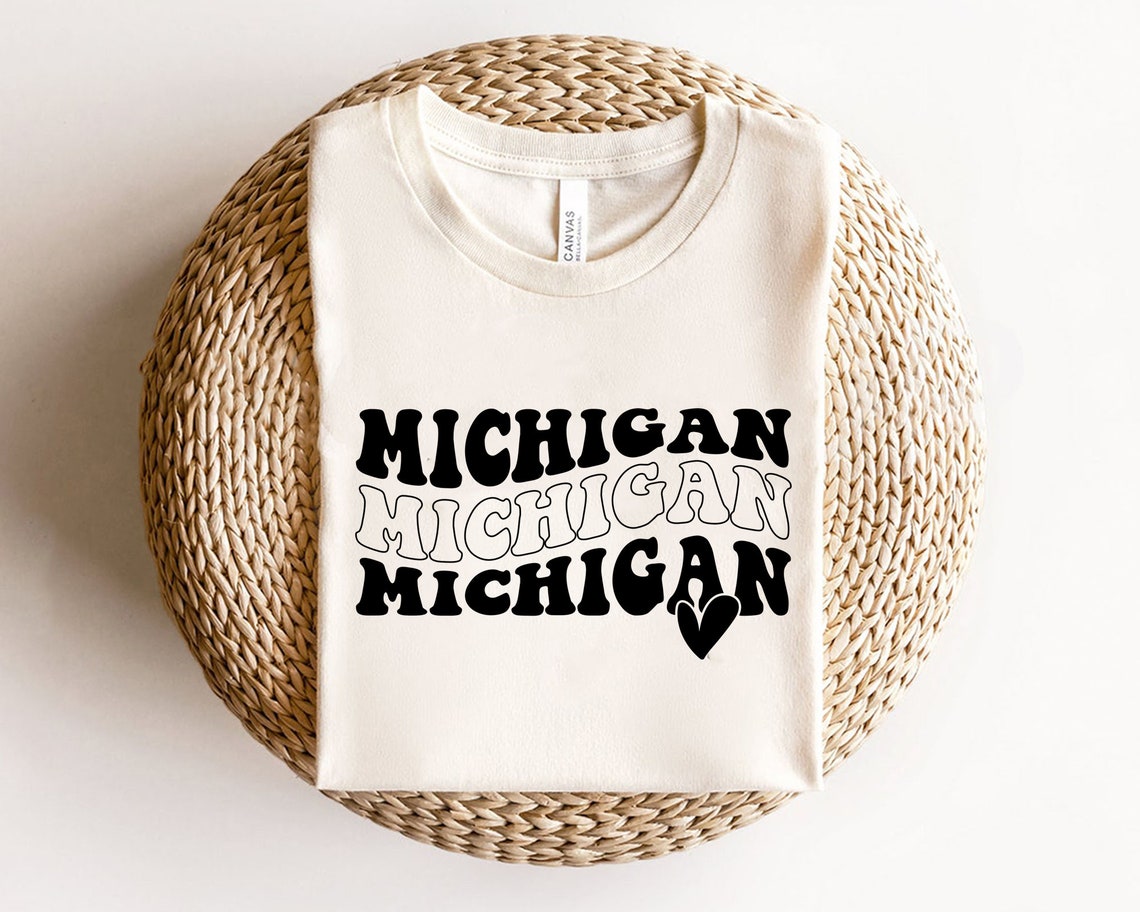 Michigan Svg, Stacked Svg, Heart Svg, US States Svg, America Svg ...
