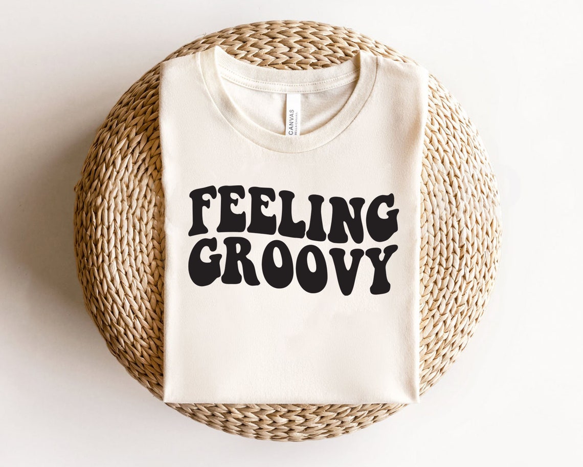 Feelin' Groovy Svg, Retro Font Svg, Digital Downloads, Hippie Quote Svg ...