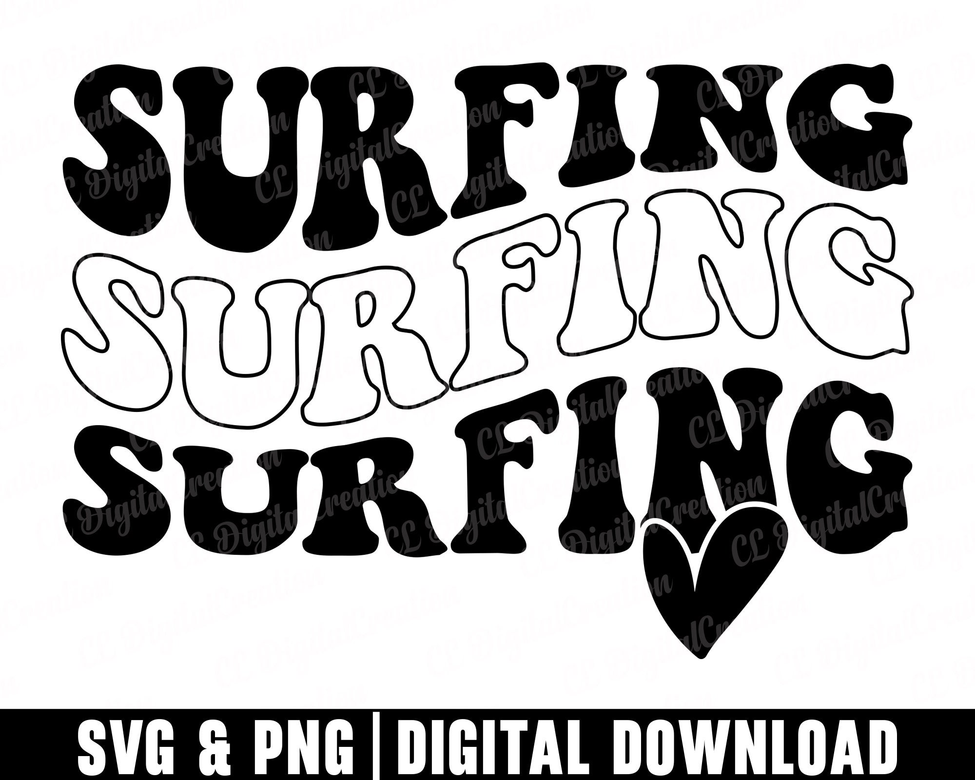Surfing Svg, Stacked Svg, Digital Downloads, Game Day Svg, Sports Svg ...