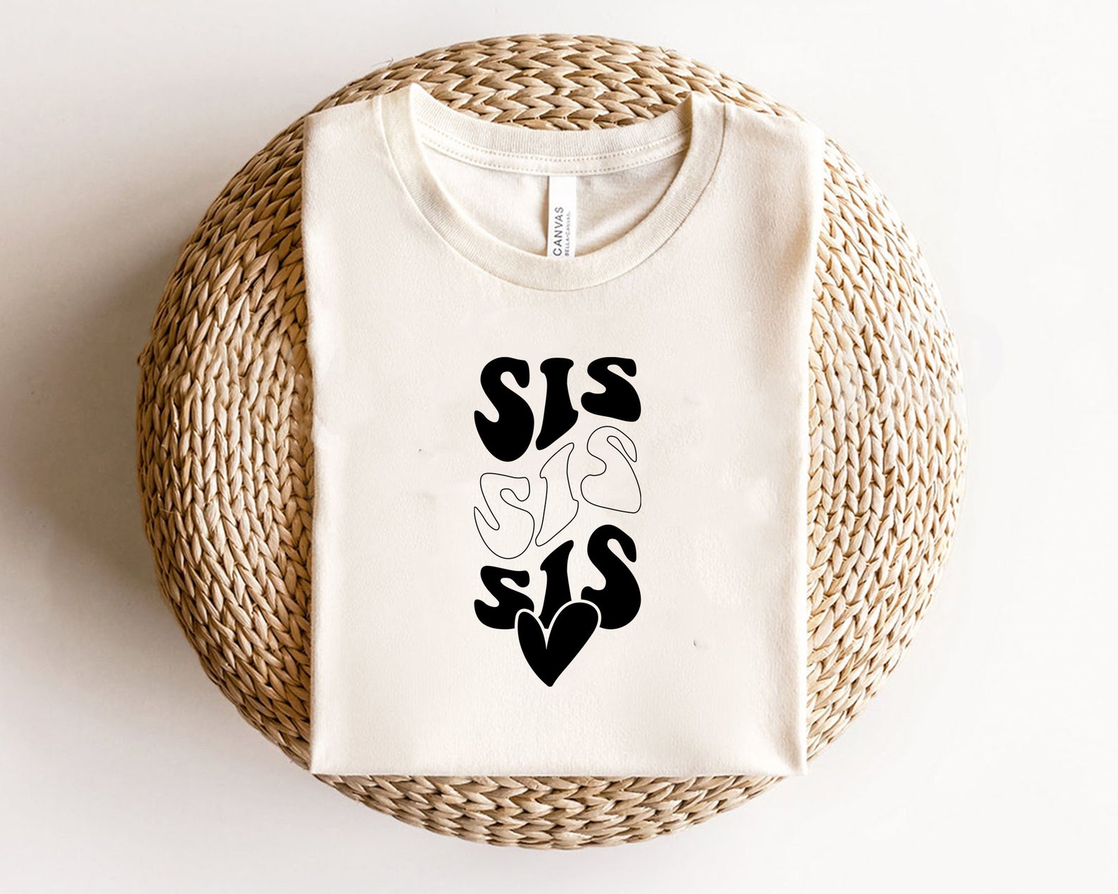 Sis Svg, Stacked Svg, Digital Downloads, Sisters Svg, Family Svg, Wavy ...