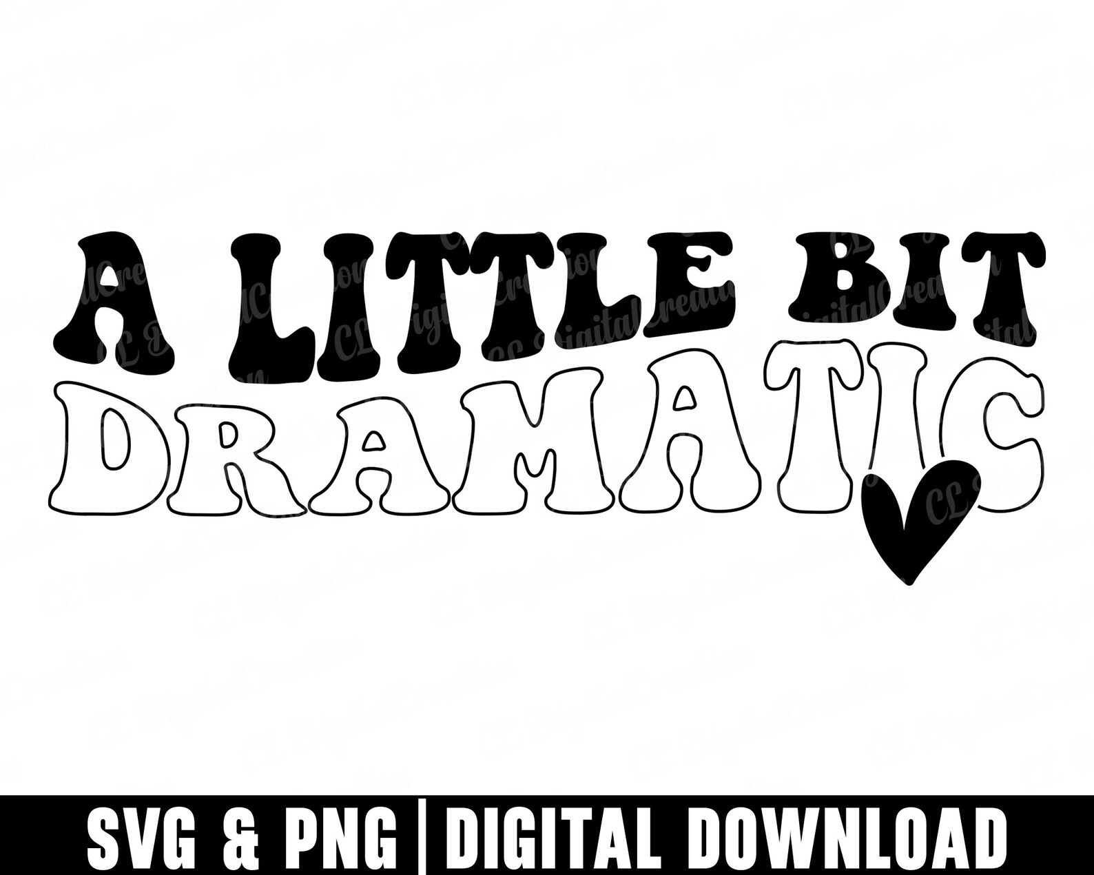 A Little Bit Dramatic Svg, Stacked Svg, Digital Downloads, Moody Svg ...