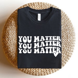You Matter Svg, Wavy Letters Svg, Digital Prints, Mental Health Svg ...