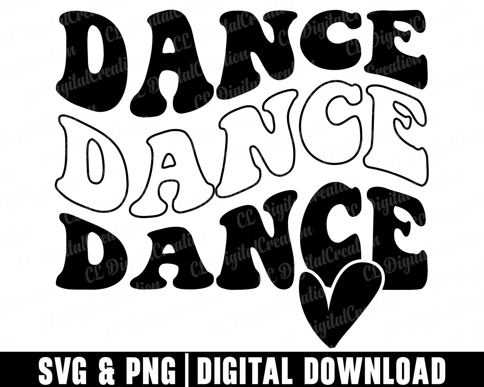 Dance Svg, Stacked Svg, Heart Svg, Dance Life Svg, Dancing Lover Svg ...