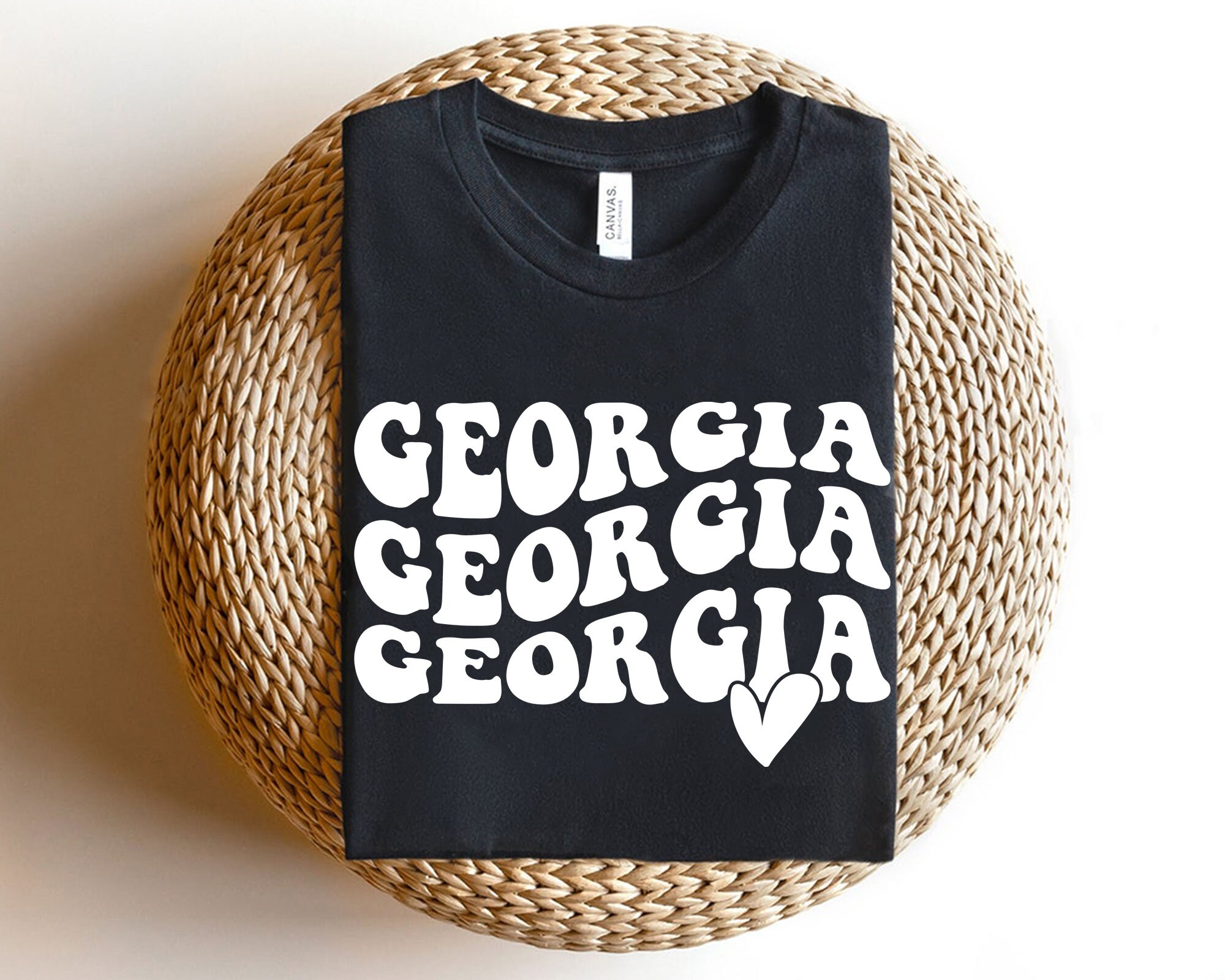 Georgia Svg, Stacked Svg, Heart Svg, US States Svg, America Svg ...