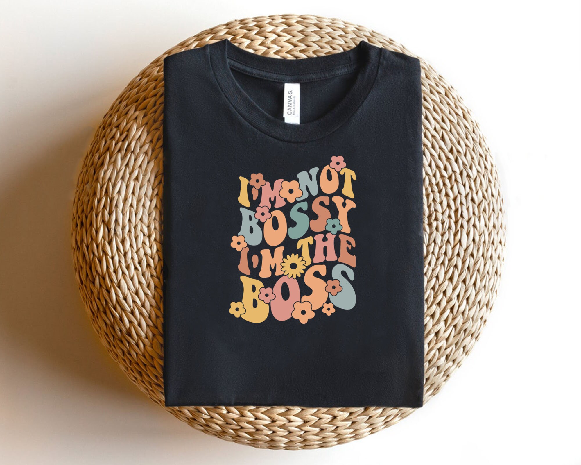 I'm Not Bossy I'm the Boss Svg, Retro Font Svg, Digital Downloads, Mom ...