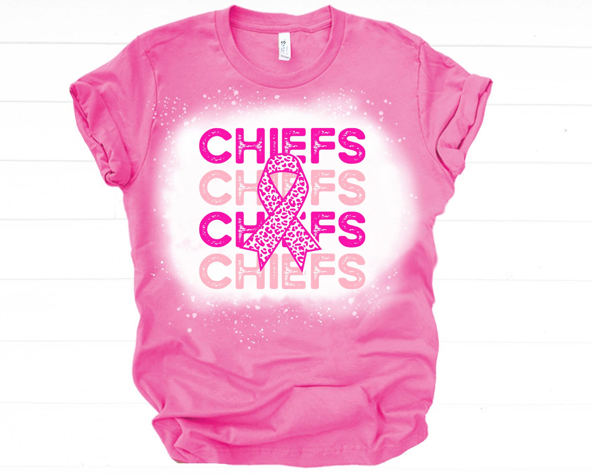 Chiefs Cancer Svg, Printable, Chiefs Stacked, Breast Cancer Svg ...