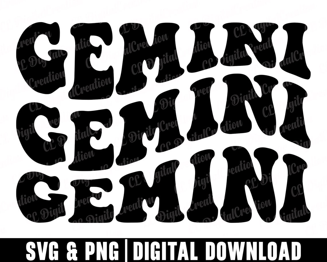 Gemini Svg, Horoscope Svg, Stacked Svg, Zodiac Svg, Heart Svg, Birthday ...