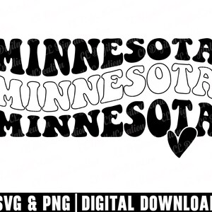 Minnesota Svg, Stacked Svg, Heart Svg, US States Svg, America Svg ...