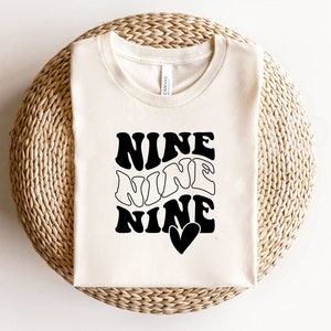 Nine Svg, 9th Birthday Svg, Stacked Svg, Birthday Svg, Heart Svg ...