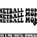 Netball Mom Svg, Stacked Svg, Heart Svg, Netball Svg, Sports Mom Svg ...