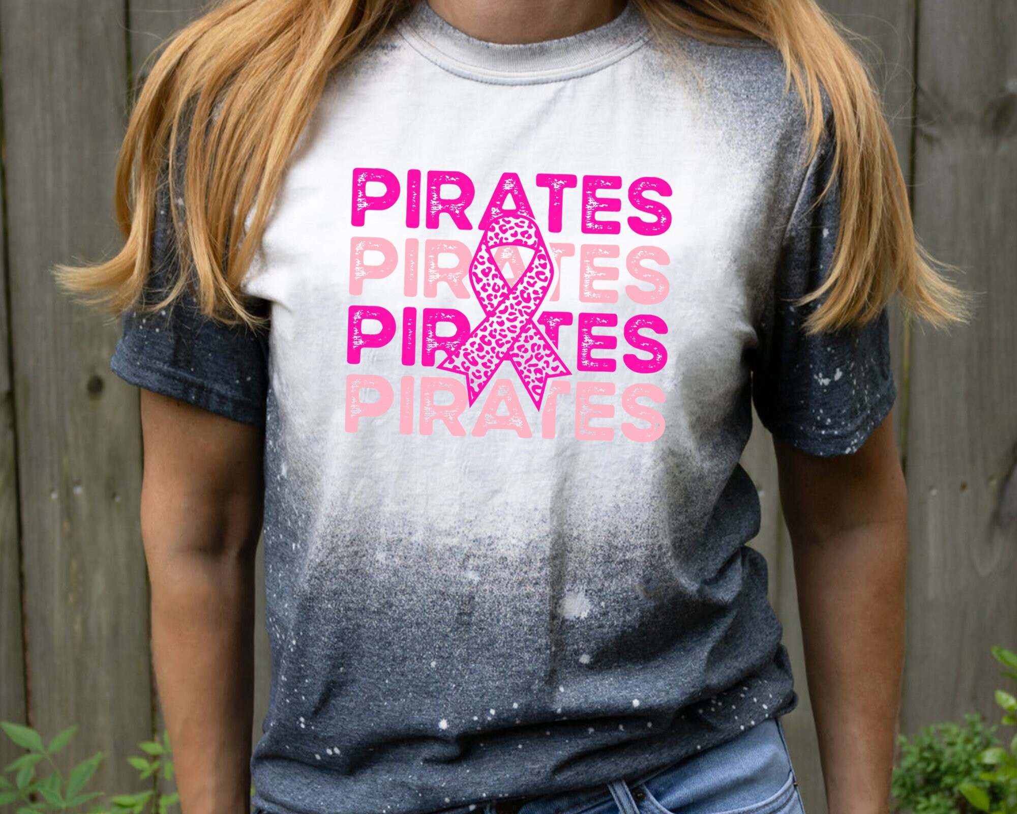Pirates Cancer Svg, Printable, Pirates Stacked, Breast Cancer Svg ...