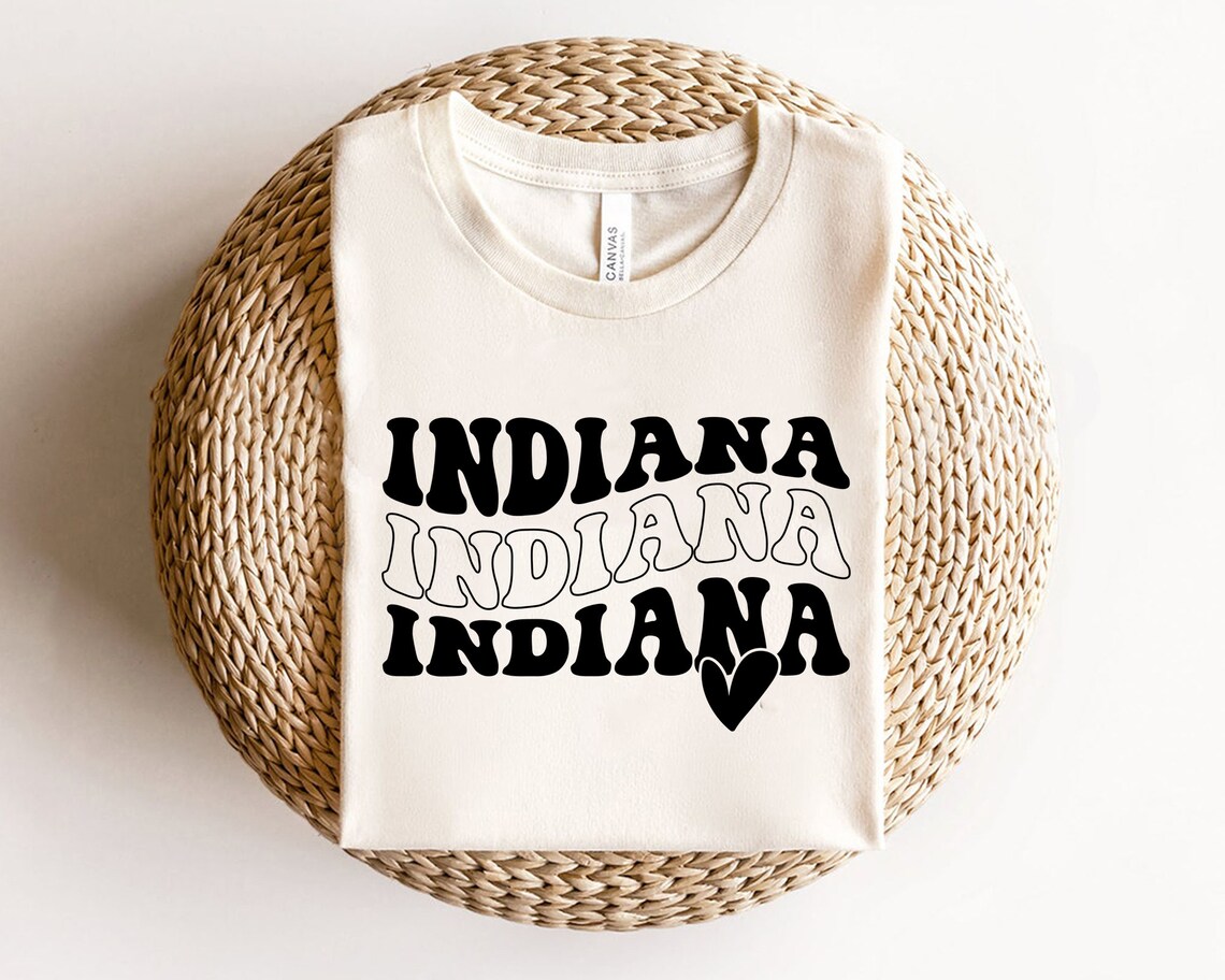 Indiana Svg, Stacked Svg, Heart Svg, US States Svg, America Svg ...