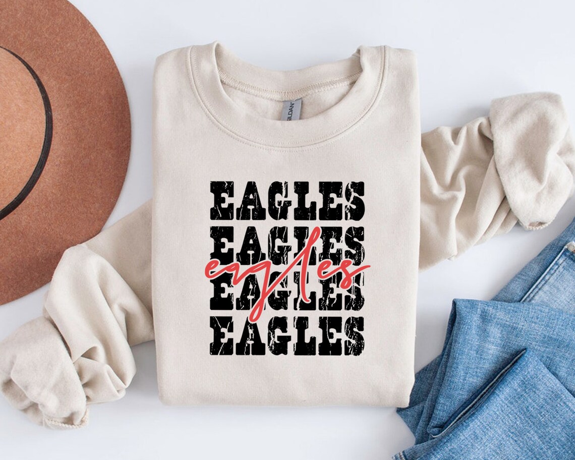 Eagles Stacked Svg, Printable, Team Spirit, Sublimation Design, Go ...