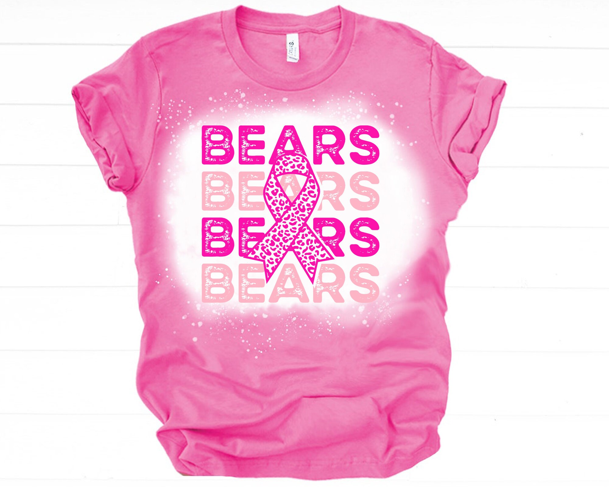 Bears Cancer Svg, Printable, Bears Stacked, Breast Cancer Svg, Leopard ...